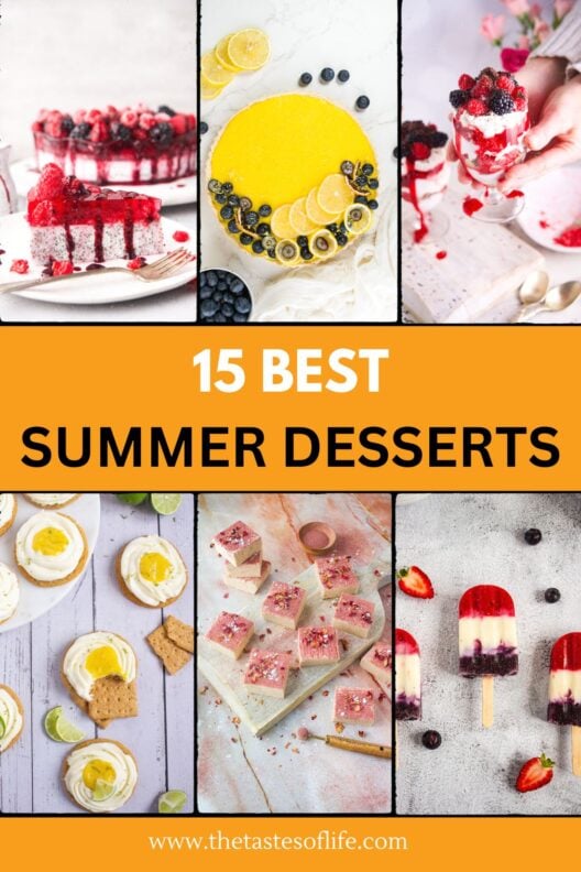 15 Best Summer Desserts | The Tastes of Life Holistic Cooking and Living