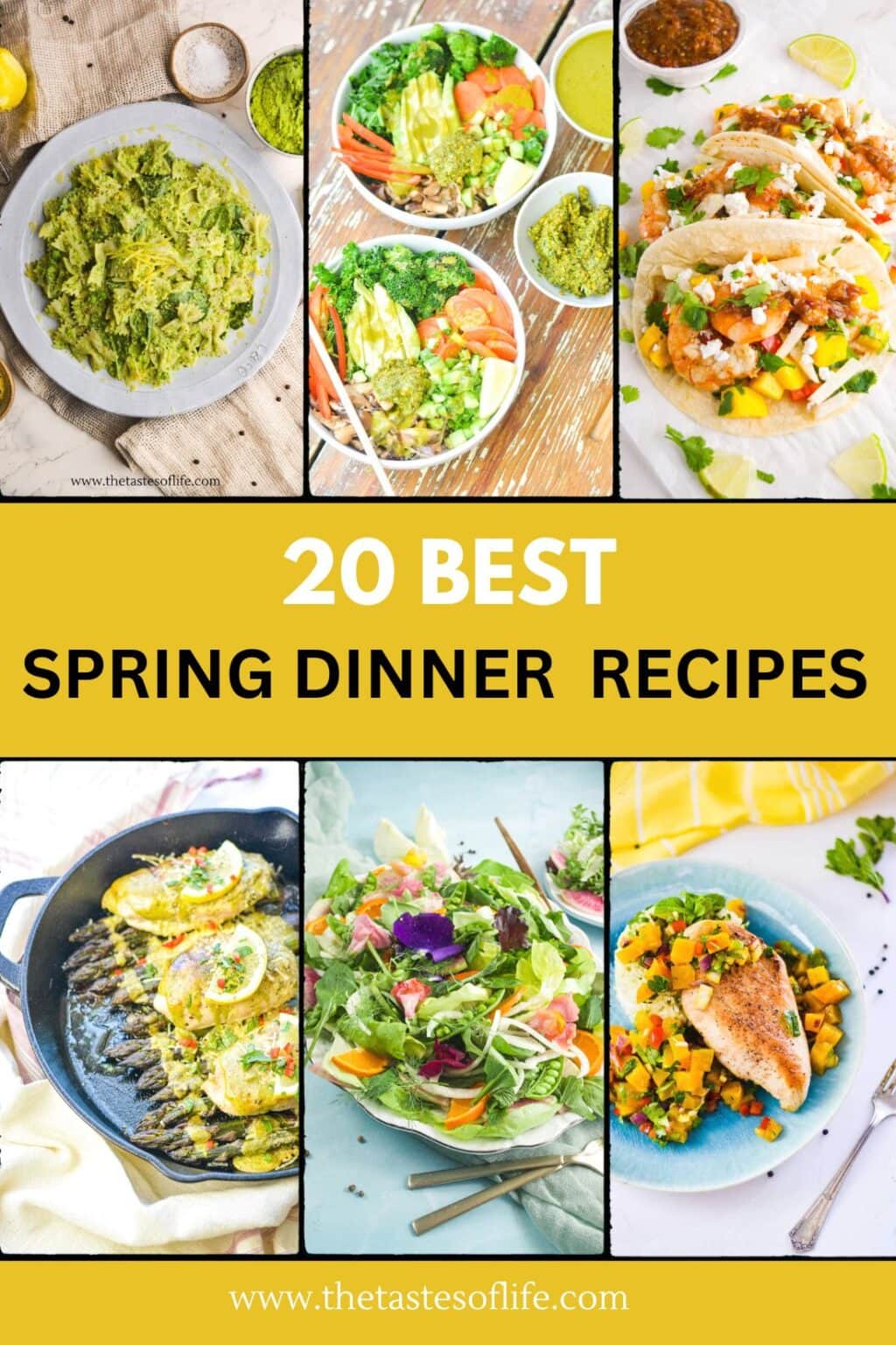 20 Spring Dinner Ideas | The Tastes of Life Holistic Cooking and Living