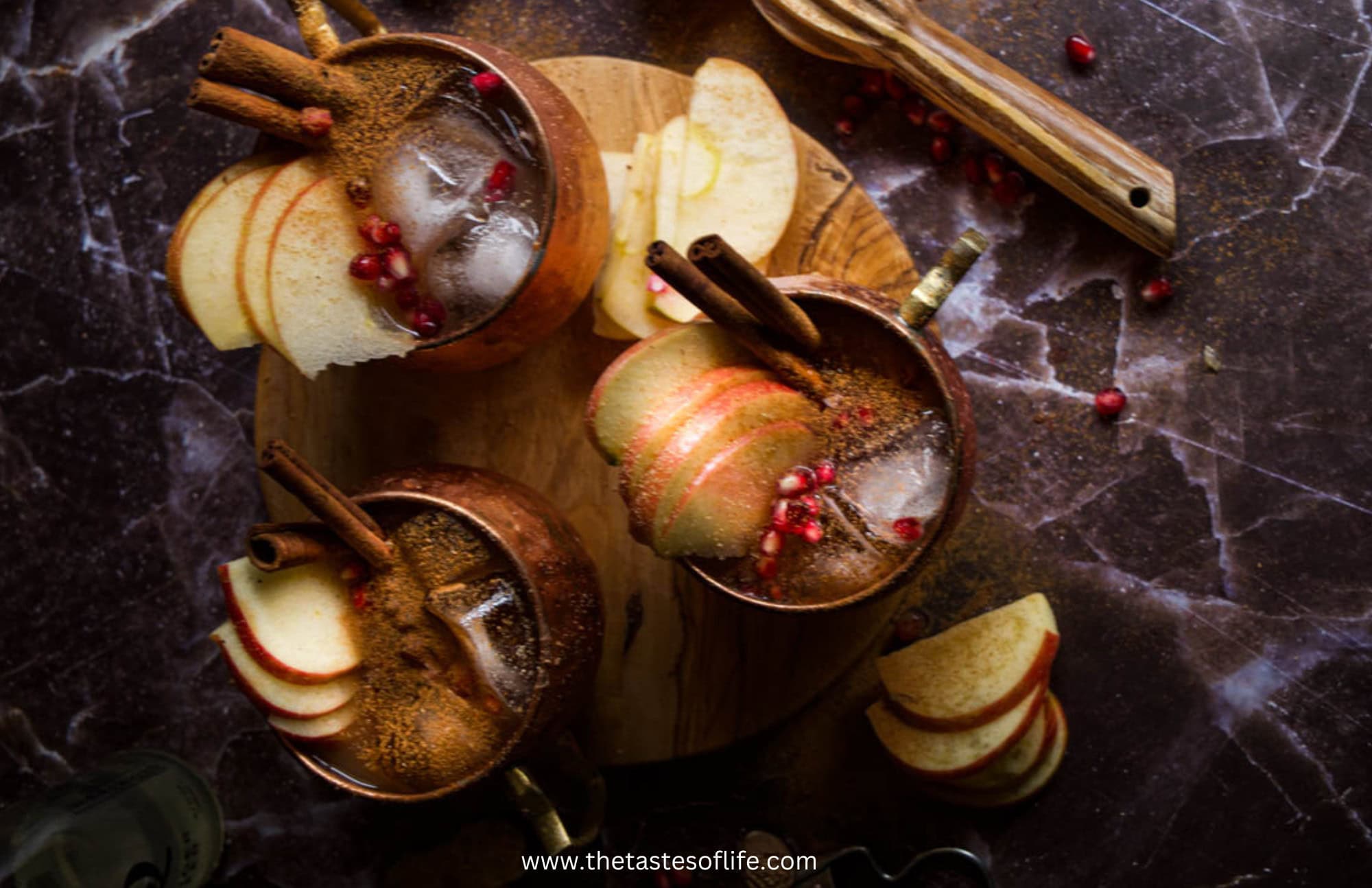 Ginger Apple Moscow Mule Mocktail | The Tastes of Life Holistic Cooking ...