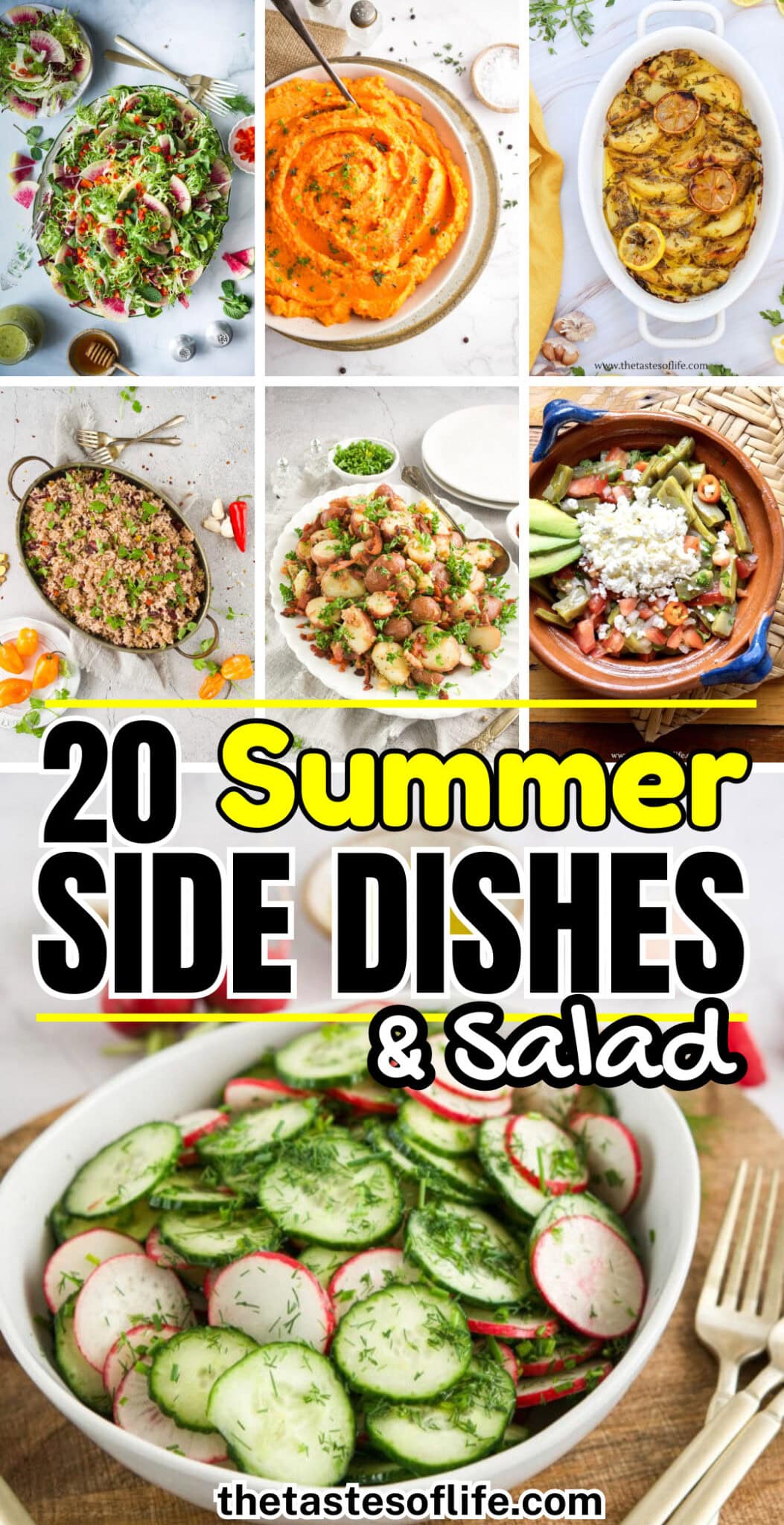 20 Summer Side Dishes and Salads | The Tastes of Life Holistic Cooking ...