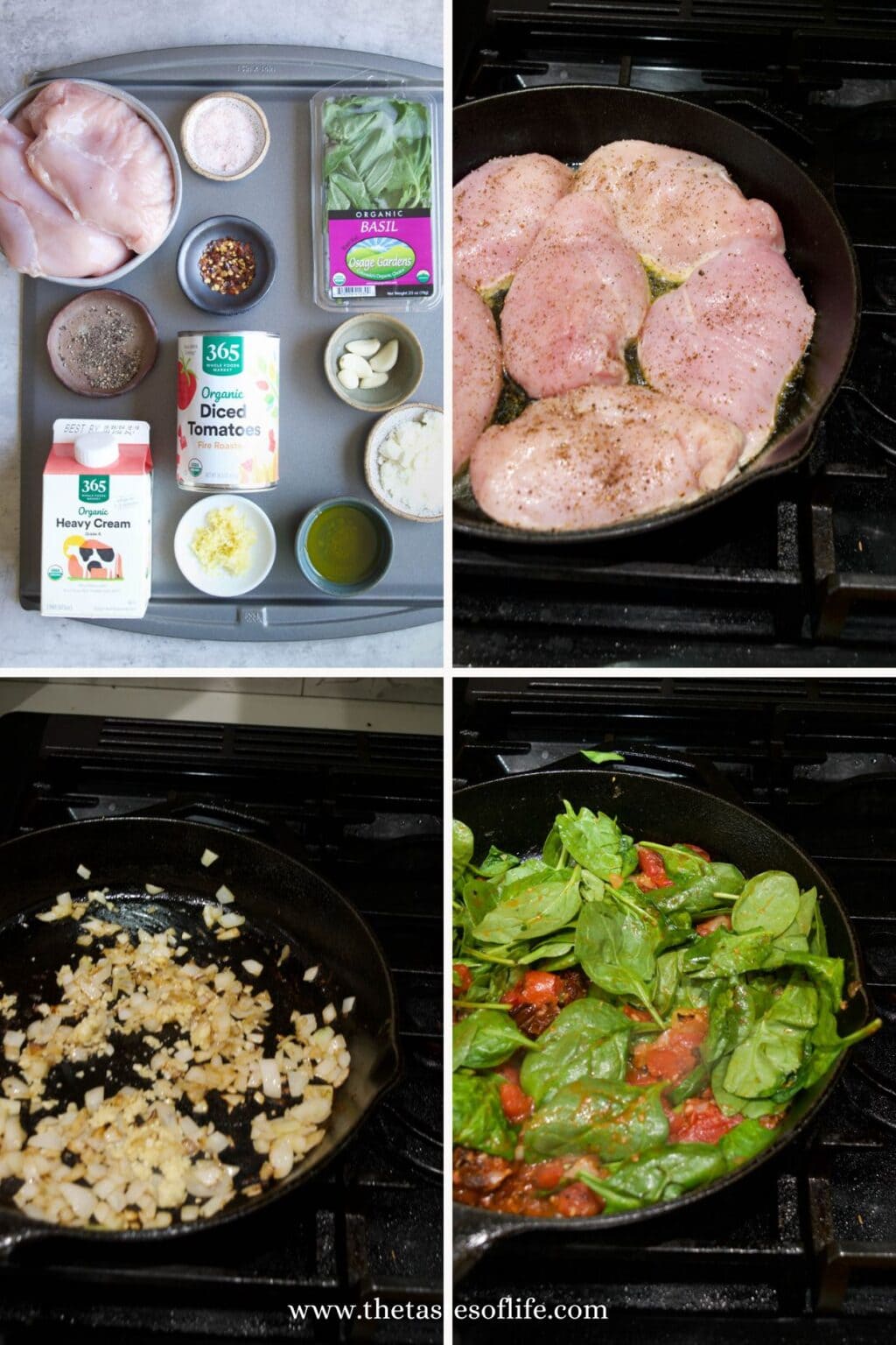 Creamy Tuscan Italian Chicken Recipe | The Tastes of Life Holistic ...
