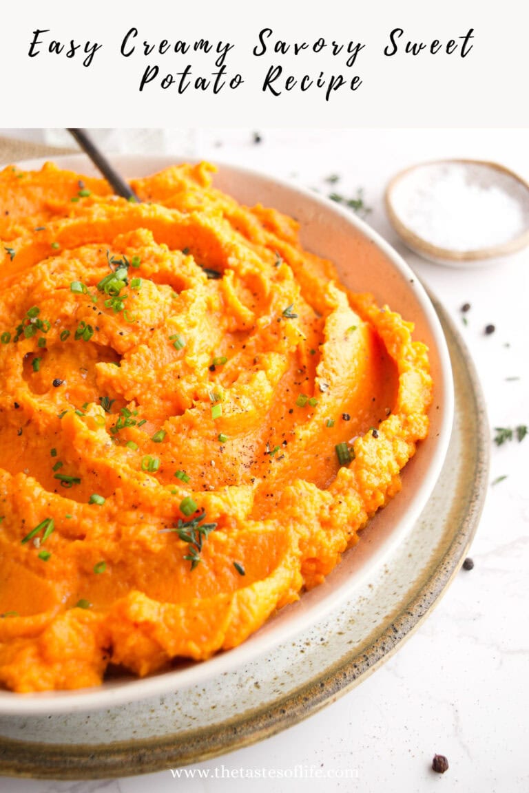 Creamy Savory Mashed Sweet Potatoes | The Tastes of Life Holistic ...