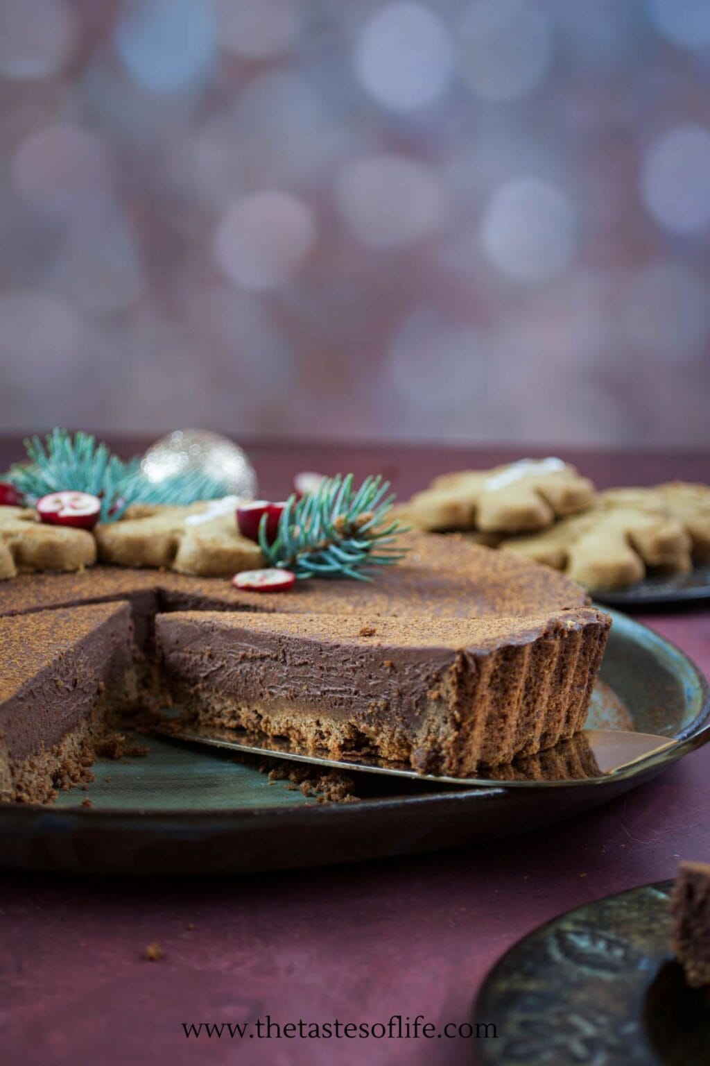 Gingerbread Chocolate Ganache Tart | The Tastes of Life Holistic ...