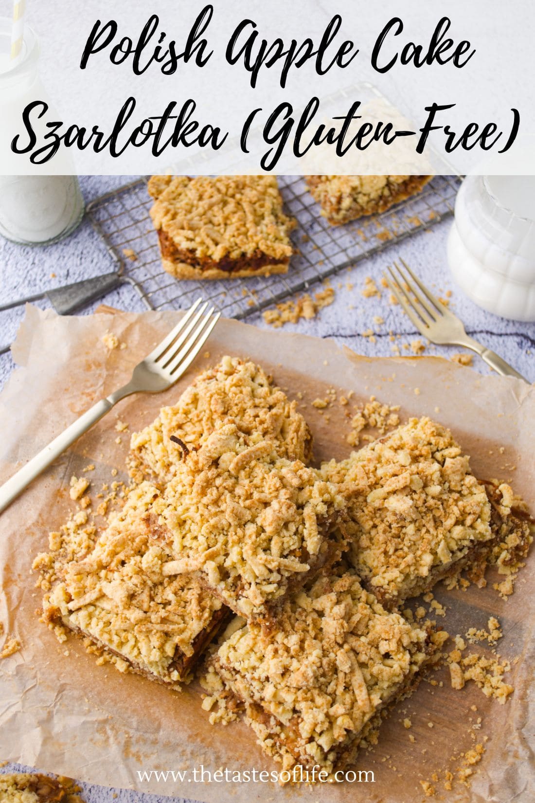 Polish Apple Cake Szarlotka (Gluten-Free) | The Tastes of Life Holistic ...