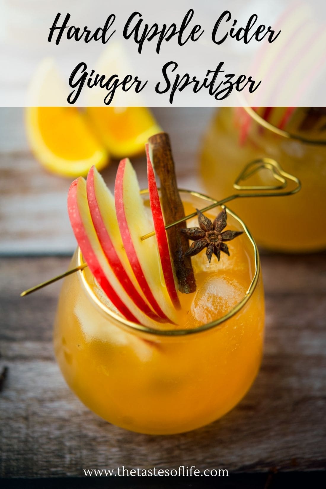 Hard Apple Cider Ginger Spritzer | The Tastes of Life Holistic Cooking ...