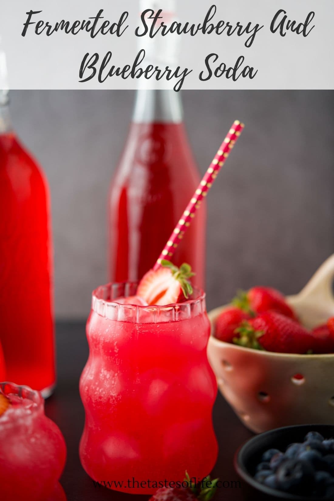 Fermented Strawberry And Blueberry Soda | The Tastes of Life Holistic ...