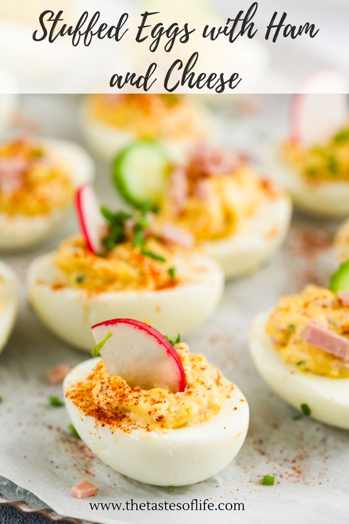 Stuffed Eggs with Ham and Cheese | The Tastes of Life Holistic Cooking ...