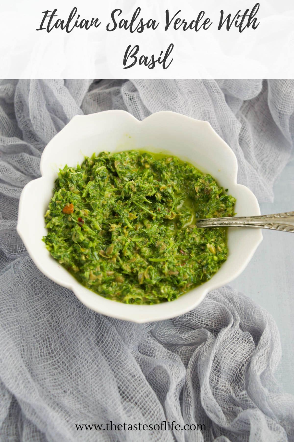 Italian Salsa Verde With Basil | The Tastes of Life Holistic Cooking ...