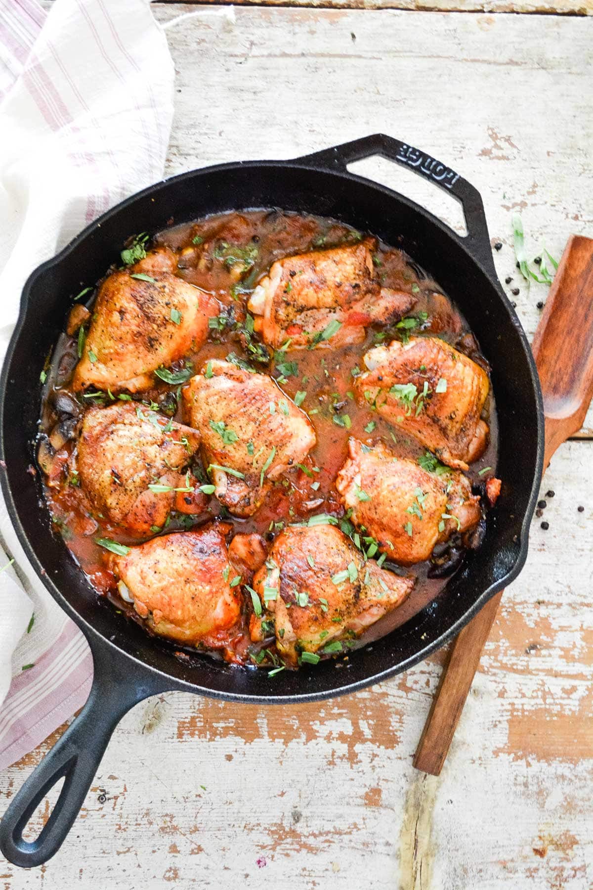 French Chicken Chasseur (Hunter's Chicken Stew) Recipe | The Tastes of ...