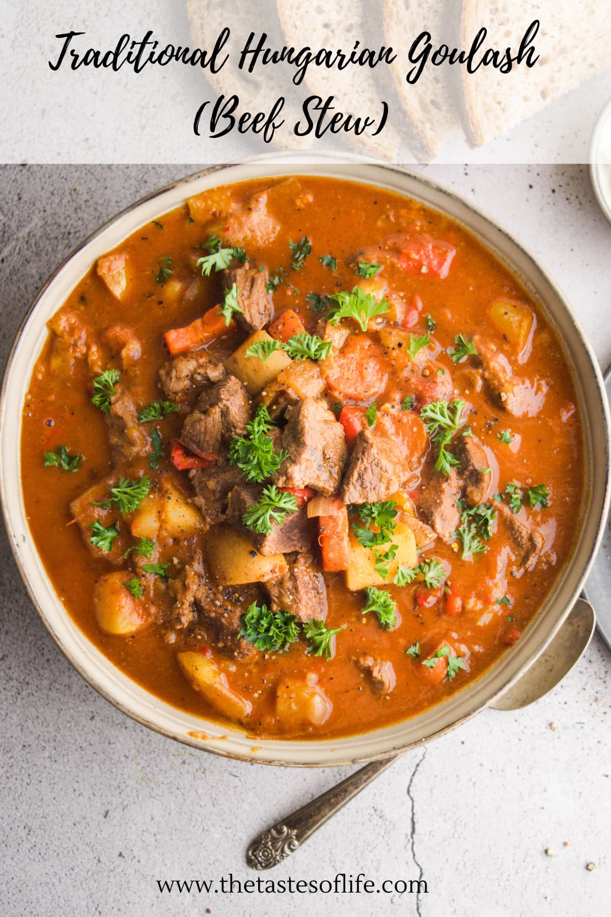 Traditional Hungarian Goulash (Beef Stew) | The Tastes of Life Holistic ...