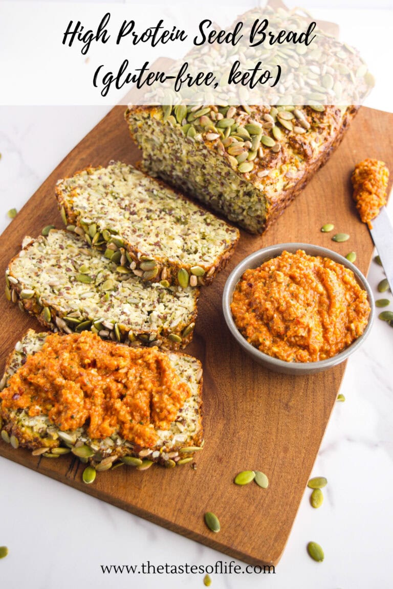 High Protein Seed Bread (Gluten-Free, Paleo, Keto) | The Tastes of Life ...