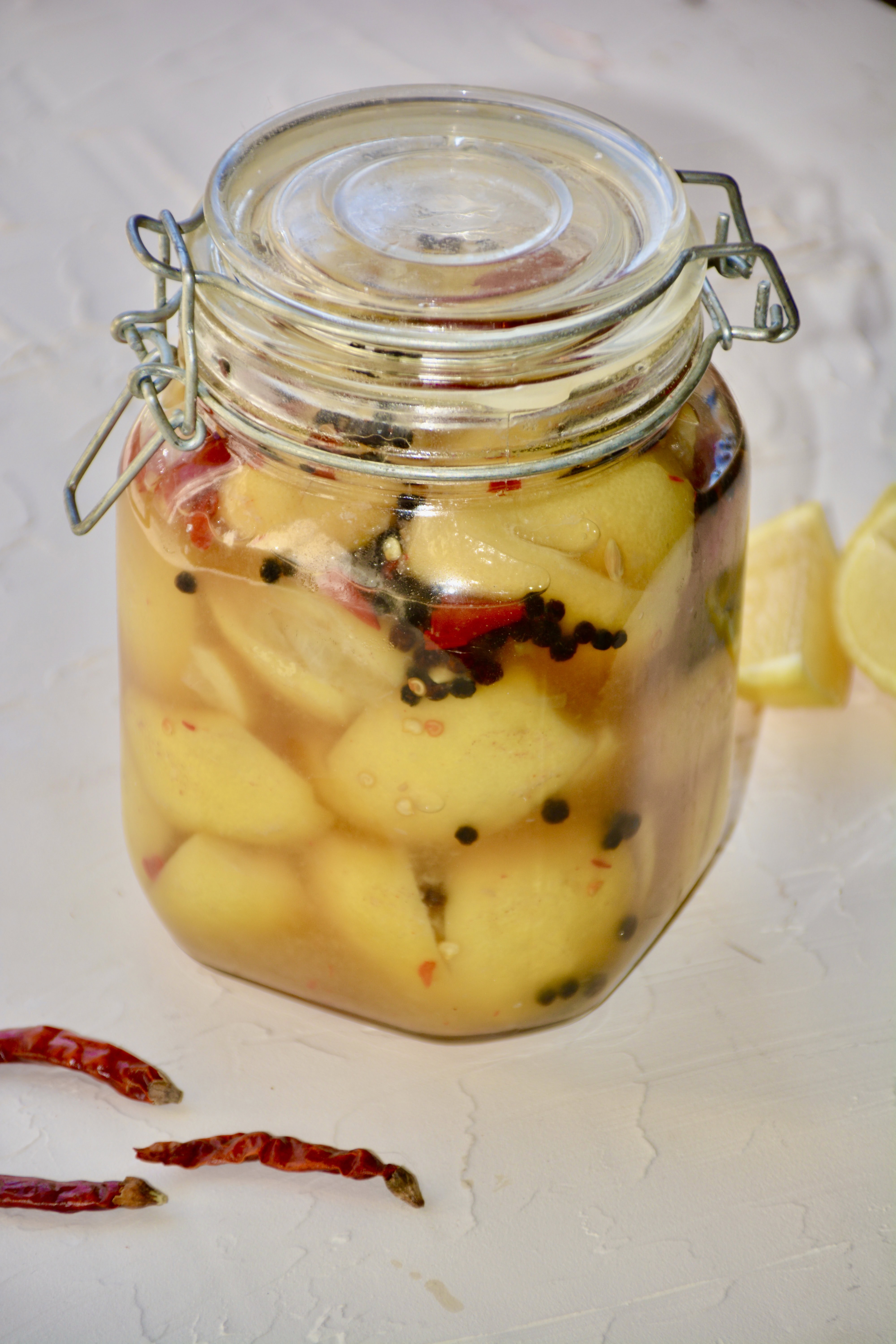 Fermented Lemons: How to Preserve Lemons with Salt | The Tastes of Life ...