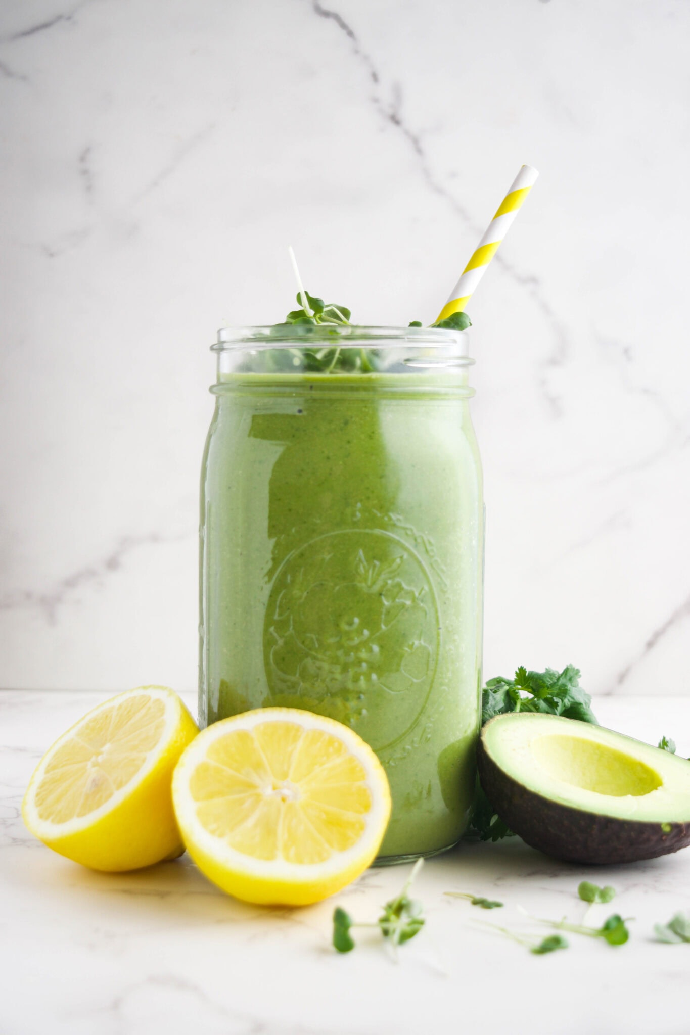Spring Detox Smoothie Recipe With Cilantro | The Tastes of Life ...