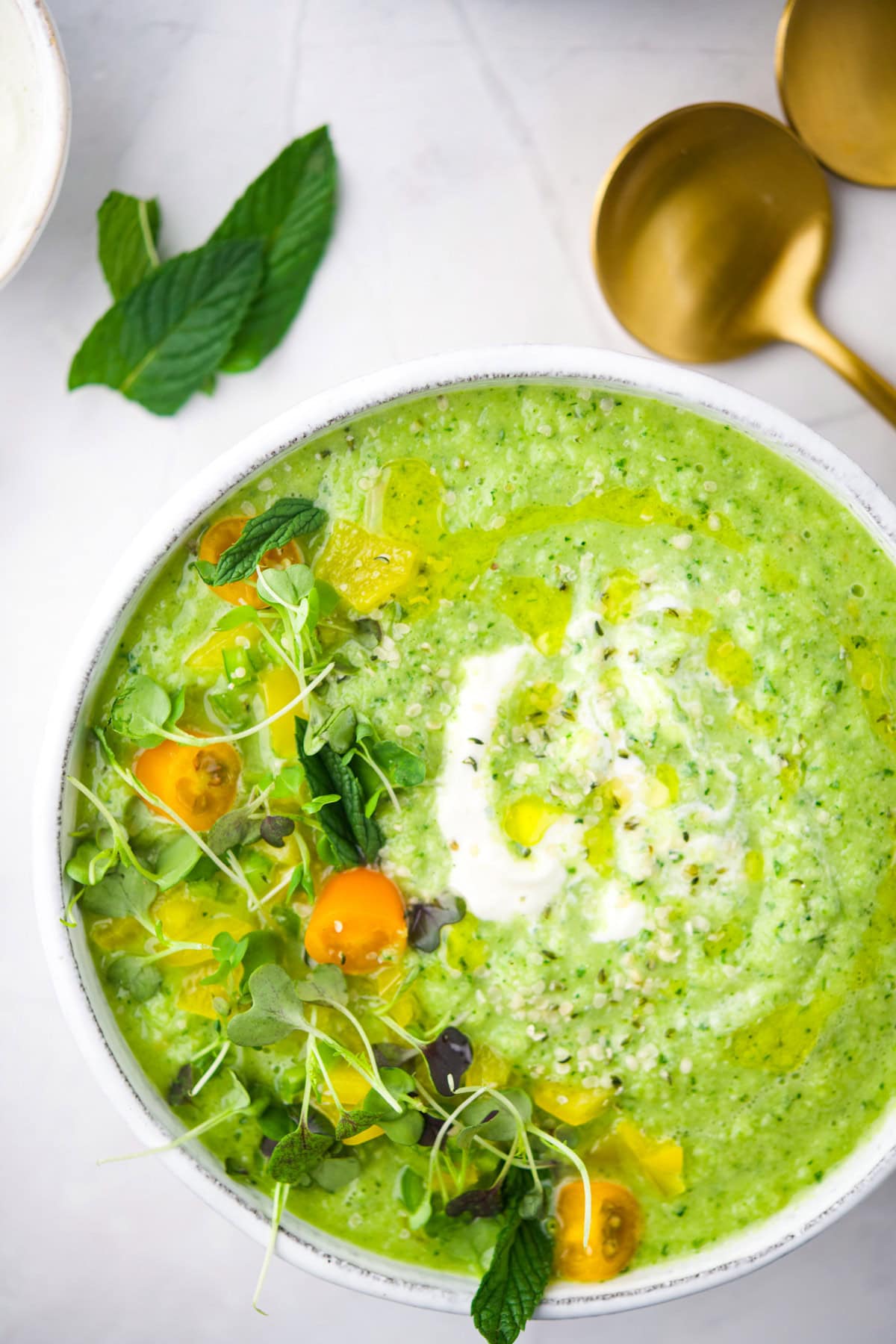 Green Gazpacho- Perfect Summer Chilled Soup | The Tastes of Life ...