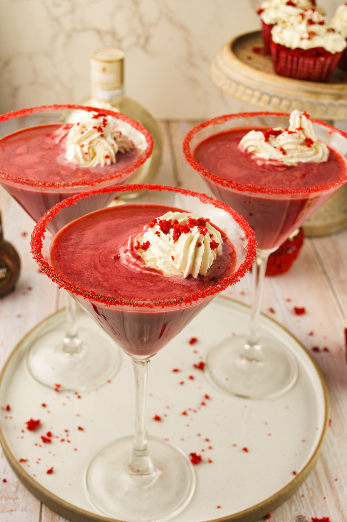 Creamy Red Velvet Martini Cocktail | The Tastes of Life Holistic ...