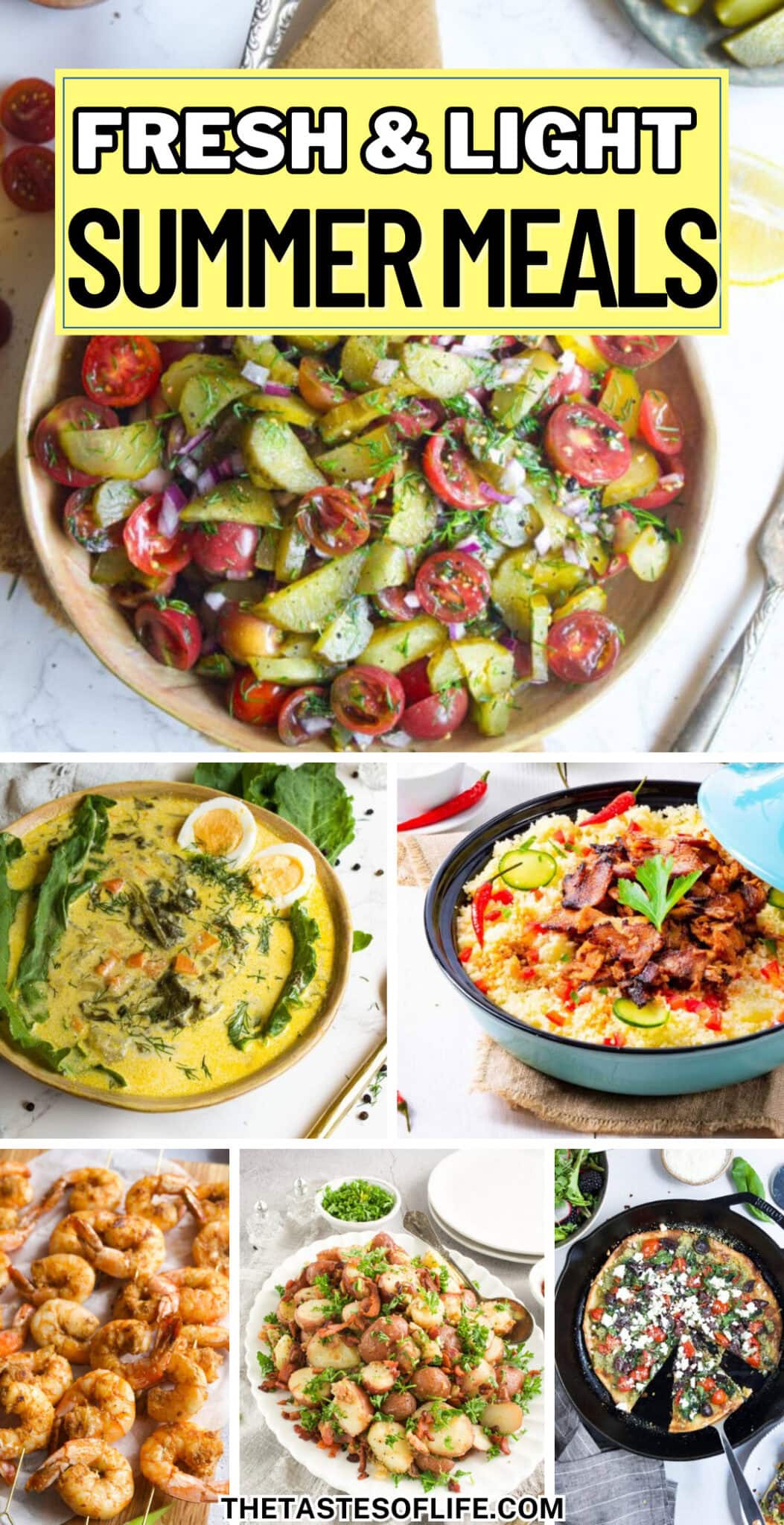 30 Fresh and Light Summer Meals | The Tastes of Life Holistic Cooking ...