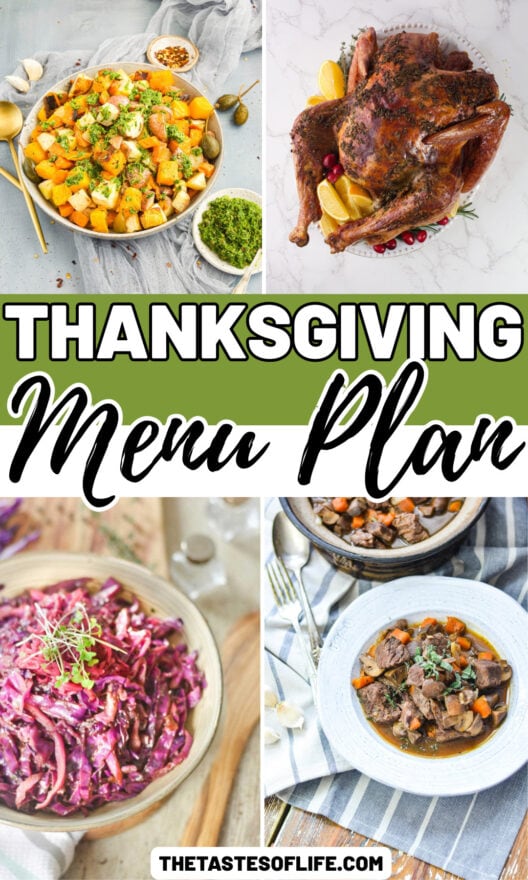 Thanksgiving Menu Plan | The Tastes of Life Holistic Cooking and Living